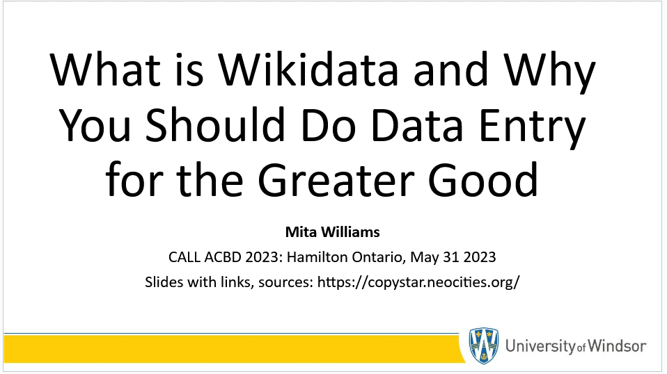 What is Wikidata and Why You Should Do Data Entry for the Greater Good ...